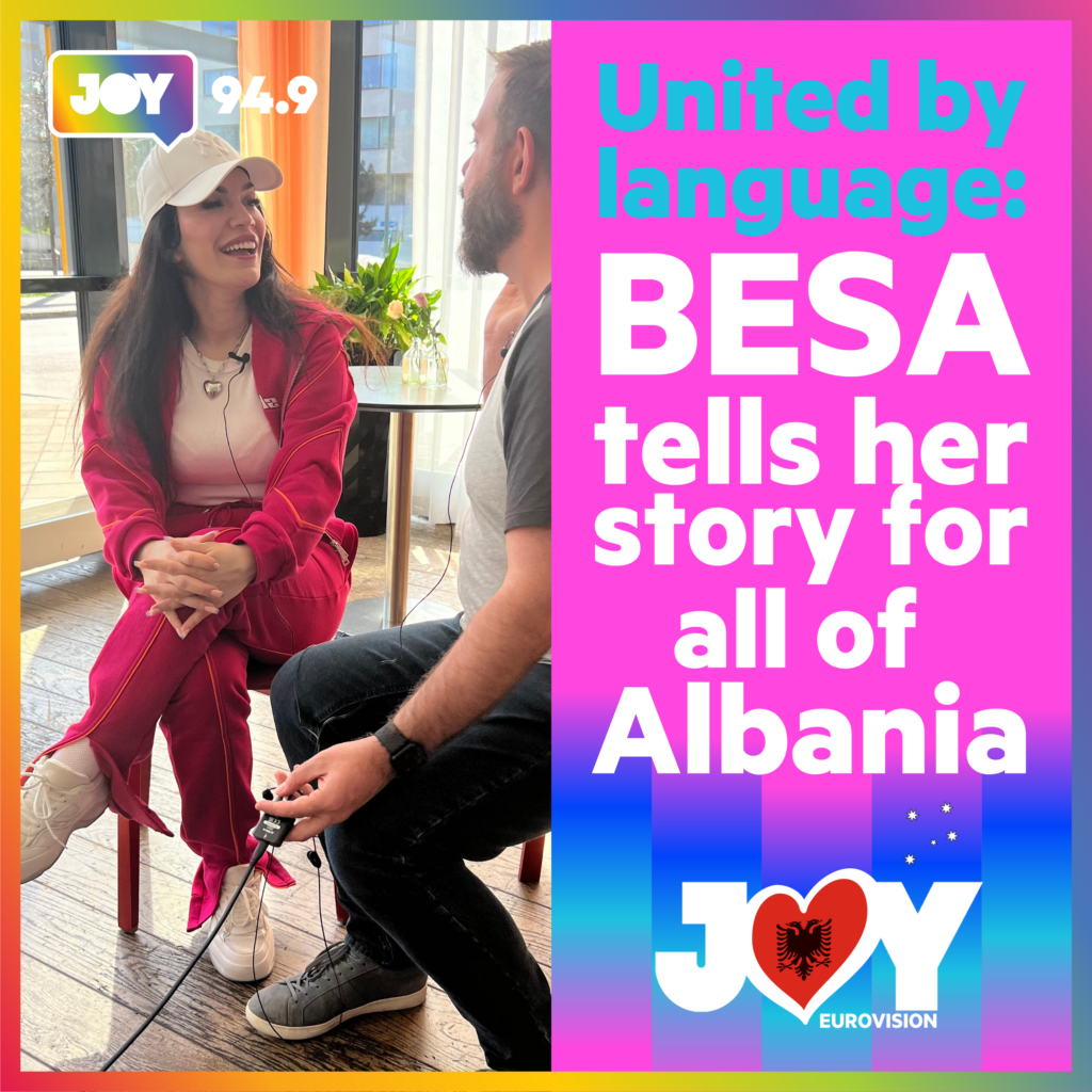 United by language: BESA tells her story for all of Albania | JOY ...